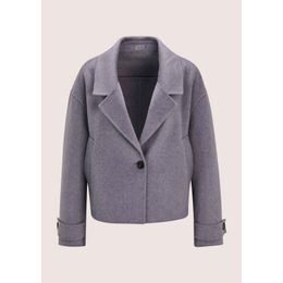 Madeleine Mode MADELEINE Damen Kurzjacke "Jacke Jacke"hellamethyst, melange, Gr. 36, Obermaterial: 72% Wolle mw. 15% Polyester PES. 10% Kaschmir WS. 3% sonstige