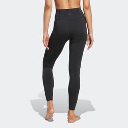 Damen Trainingstights "All Me 7/8 L", schwarz, Gr. S, adidas Performance, Obermaterial: 79% Polyester, 21% Elasthan, Hosen