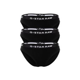 G-Star Raw G-STAR Damen Slip "Slip 3er Pack", Gr. XXL, schwarz, Obermaterial: 95% Baumwolle CO. 5% Elasthan EL., Unterhosen