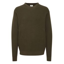 !Solid SOLID Herren Strickfleece-Pullover "Strickpullover SDHami", gr&uuml;n, Gr. S, Obermaterial: 70% Baumwolle CO. 30% Nylon NY., Pullover
