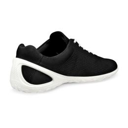 Ecco Damen Sneaker "Biom Lite W", Gr. 36, schwarz, Leder, Schuhe, Freizeitschuh, Halbschuh, Schn&uuml;rschuh in moderner Optik