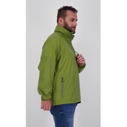 DEPROC Active Herren Regenjacke "ROBSON MEN", gr&uuml;n, Gr. M, 100% Polyester, Jacken, auch in Gro&szlig;en Gr&ouml;&szlig;en erh&auml;ltlich