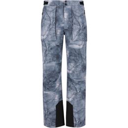 SLOPE Herren Skihose "Killy", blau, Gr. M, bedruckt, 100% Polyester, Hosen, mit wasserdichter Membran und getapten N&auml;hten