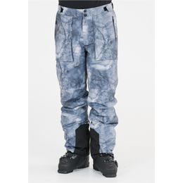 SLOPE Herren Skihose "Killy", blau, Gr. S, bedruckt, 100% Polyester, Hosen, mit wasserdichter Membran und getapten N&auml;hten