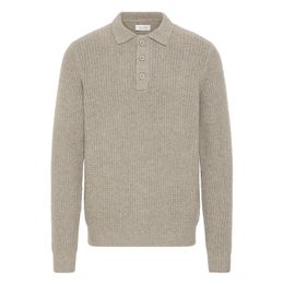 Casual Friday Herren Strickfleece-Pullover "Strickpullover CFGAHN"steeple gray, Gr. M, Obermaterial: 52% Viskose CV. 26% Polyester PES. 22% Polyamid