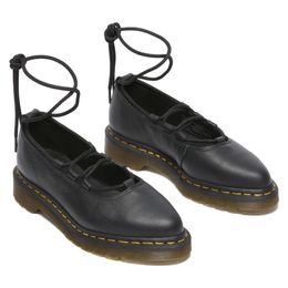 Dr. Martens Damen Ballerina "Elphie", Gr. 36, schwarz, Leder, Schuhe, Ballerina, Plateauschuh mit modischer Schn&uuml;rung