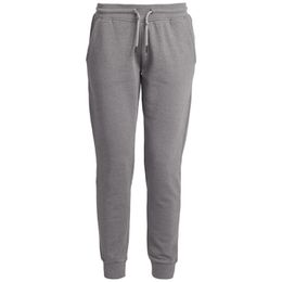 oxmo Damen Sweathose "Sweathose OXPolah", grau, Gr. M, unifarben, Obermaterial: 70% Baumwolle CO. 30% Polyester PES., Hosen