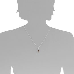 OSTSEE-SCHMUCK Damen Kette mit Anh&auml;nger "OSTSEE-SCHMUCK Kette mit Anh&auml;nger Agneta", 50cm, Silber 925 (Sterlingsilber), L: 42, silber, Silber 925