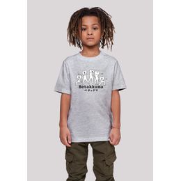 F4NT4STIC M&auml;dchen T-Shirt "Betakkuma Five Power Poses"erdgrau, Gr. 134, Obermaterial: 100% Baumwolle, Shirts, Premium Qualit&auml;t