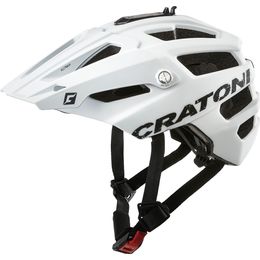 Cratoni Fahrradhelm "AllTrack", 54/57, wei&szlig;, Helme