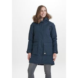 WHISTLER Damen Parka "Lizbeth", blau, Gr. 42, unifarben, 100% Polyester, Jacken, mit hochwertiger Regenausstattung