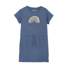 Color Kids M&auml;dchen Sommerkleid "Sommerkleid CODress", blau, Gr. 98, Obermaterial: 90% Polyester PES. 10% Elasthan EL., Kleider