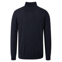 Venti Herren Rollkragenpullover "Venti Rollkragenpullover uni", blau, Gr. XXL, 100% Wolle, Pullover