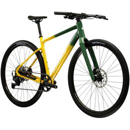 KROSS Gravelbike "Gravelbike Esker Flatbar gr&uuml;n 10 G&auml;nge", 53cm, 28 Zoll (71,12cm) hinten: 28 Zoll (71,12cm), gr&uuml;n, Fahrr&auml;der