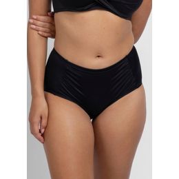 Dorina Damen Bikini-Hose "Fiji", schwarz, Gr. XXL, unifarben, Obermaterial: 67% Polyester, 19% Elasthan, 14% Polyamid, Badehosen, Curves, leicht