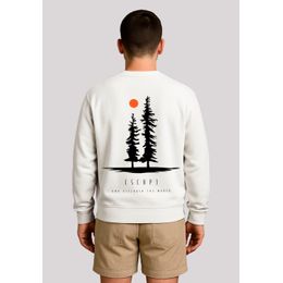 F4NT4STIC Herren Sweatshirt "Escape Discover the World Pinetree", wei&szlig;, Gr. M, Obermaterial: 80% Baumwolle, 20% Polyester, Sweatshirts, Discover the