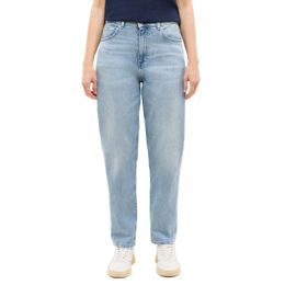 Mustang Damen Slim-fit-Jeans "Damen Style Brooks Relaxed Slim fit", blau, Gr. 31, unifarben, Denim/Jeans, 98% Baumwolle, 2% Elasthan, Jeans