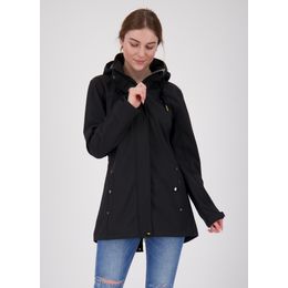 ANKERGLUT Damen Softshellmantel "ANKERGLUTBRISE WMN", schwarz, Gr. 46, 96% Polyester; 4% Elasthan, Mäntel, auch in Großen Größen erhältlich