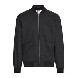 Casual Friday Herren Bomberjacke "Bomberjacke CFScott", schwarz, Gr. L, Obermaterial: 82% Polyester PES. 16% Viskose CV. 2% Elasthan EL., Jacken