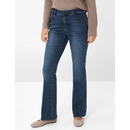 Brax Damen 5-Pocket-Jeans "Style MARY", blau, Gr. 76, Denim/Jeans, 93% Baumwolle, 5% Elastomultiester, 2% Elasthan, Jeans