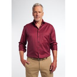 Eterna Herren Langarmhemd "COMFORT FIT"rot, Gr. 40, Twill, 100% Baumwolle, Hemden, EASY IRON (bügelleicht)