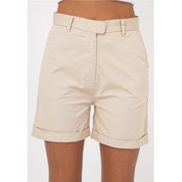 FRESHLIONS Damen Shorts "Katarina", beige, Gr. S, unifarben, 97% Baumwolle, 3% Elasthan, Hosen, im klassischen Design