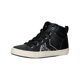 Geox Mädchen Sneaker "Geox Sneaker Lederimitat/Textil", Gr. 24, schwarz, Lederimitat, Textil, Schuhe