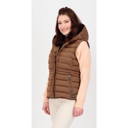 LPO Damen Steppweste "GIMOUR VAIL VEST Women", braun, Gr. 42, 100% Polyester, Westen, zum Wenden