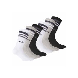 Diadora Herren Kurzsocken "Socken 6er Pack", Gr. 43, bunt, Obermaterial: 80% Baumwolle CO. 18% Polyester PES. 2% Elasthan EL., Socken
