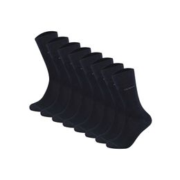Camano Damen Sneakersocken "Socken 8er Pack", Gr. 43, blau, Obermaterial: 80% Baumwolle CO. 17% Polyamid PA. 3% Elasthan EL., Socken