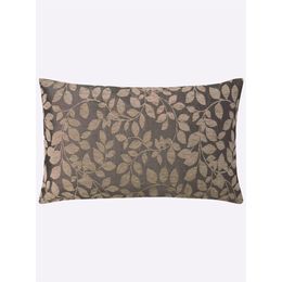Kissenh&uuml;lle, B:40cm L:60cm, braun, Kunstfaser, 57% Polyester, 43% Polyacryl, Kissenbez&uuml;ge