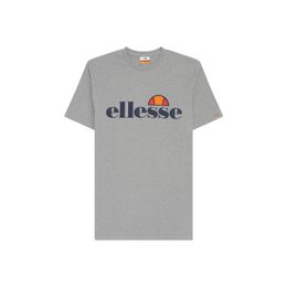 Ellesse Herren T-Shirt "T-Shirt SL PRADO TEE 1er Pack", grau, Gr. M, Obermaterial: 100% Baumwolle CO., Shirts