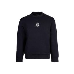 Armani Exchange Herren Sweatshirt "Sweatshirt", blau, Gr. L, Obermaterial: 79% Baumwolle CO. 17% Polyester PES. 4% Elasthan EL., Sweatshirts