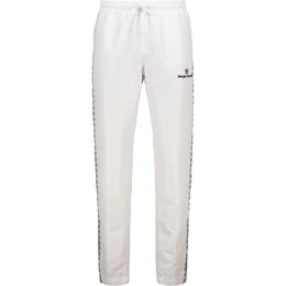 Sergio Tacchini Herren Jogginghose "MORGANA PL PANTS_ Herren", weiß, Gr. M, 100% POLYESTER, Hosen, Trainingshose Herren, Jogginghose, Retro,