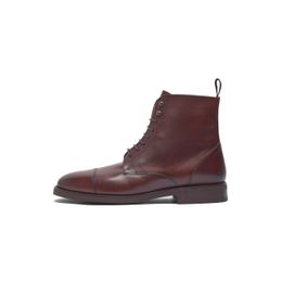 Henry Stevens Herren Schn&uuml;rboots "Winston CDB2", Gr. 42,5, schwarz, Kalbsleder, Schuhe