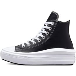 Converse Damen Sneaker "CHUCK TAYLOR ALL STAR MOVE PLATFORM LEATHER", Gr. 41, schwarz-wei&szlig;, Synthetik, Schuhe