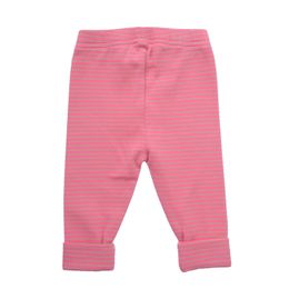 Liliput M&auml;dchen Leggings, pink, Gr. 74, gestreift, 95% Baumwolle, 5% Polyester, Hosen, mit elastischem B&uuml;ndchen