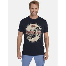Jan Vanderstorm Herren Rundhalsshirt "T-Shirt BENYAMIN", blau, Gr. 4XL, Obermaterial: 100% Baumwolle CO., Shirts