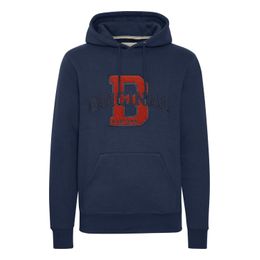 Blend Herren Kapuzenpullover "Hoodie BHAbsalon", blau, Gr. M, bedruckt, Obermaterial: 50% Baumwolle CO. 50% Polyester PES., Pullover