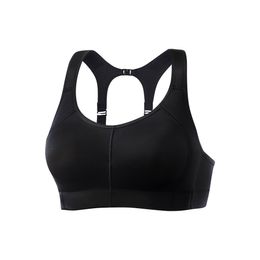 active by Lascana LASCANA ACTIVE Damen Sport-BH, Gr. 70, schwarz, Microtouch, Obermaterial: 58% Polyamid, 42% Elasthan, BHs, mit weichem Frottee-Lining und breiten,