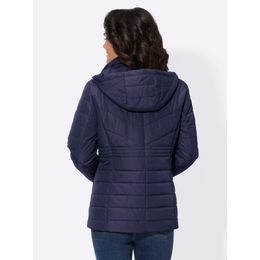 Casual Looks Damen Steppjacke, blau, Gr. 36, unifarben, 100% Polyester, Besatz:100% Polyester, Wattierung:100% Polyester, Jacken