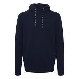 INDICODE Herren Strickfleece-Pullover "Strickpullover IDMatho", blau, Gr. XL, Obermaterial: 75% Baumwolle CO. 25% Polyamid PA., Pullover