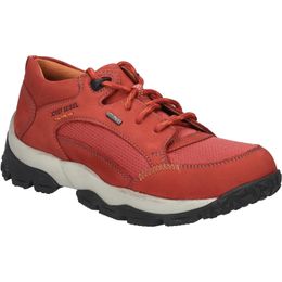 Josef Seibel Damen Schn&uuml;rschuh "Philippa 53, rot-kombi", Gr. 36, rot, Obermaterial: 80% Rindsleder Leather cow. 20% Textilmaterial TEXMAT., Schuhe