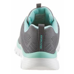 Skechers Damen Sneaker "Graceful - Get Connected", Gr. 40, grau, Textil, Schuhe, Freizeitschuh, Halbschuh, Schn&uuml;rschuh f&uuml;r die Maschinenw&auml;sche