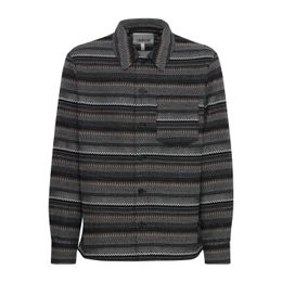 !Solid SOLID Herren Hemdjacke "Hemdjacke SDMICHA", schwarz, Basic, Gr. XXL, Obermaterial: 100% Polyester PES., Jacken