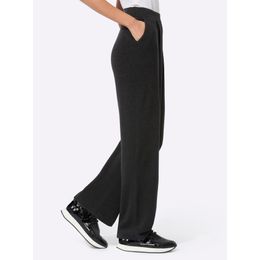 CR&Eacute;ATION L CREATION L Damen Strickhose, schwarz, Gr. 40, unifarben, 59% Polyacryl, 27% Wolle, 9% Polyester, 5% metallisierte Fasern, Hosen
