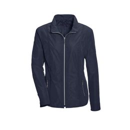 GOLDNER Damen Blouson "Kurzgröße Sportive Übergangsjacke mit Stehkragen", blau, Gr. 21, Obermaterial: 100% Polyester PES., Jacken