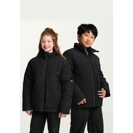 Jack Wolfskin Jungen Softshelljacke "TEEN NEW INS JKT K", schwarz, Gr. 176, Obermaterial: 100% Polyester. F&uuml;llung: 100% Polyester. Futter: 100%