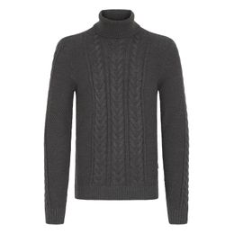 Blend Herren Rollkragenpullover "Rollkragenpullover BHBASIM"charcoal mix, Gr. M, Obermaterial: 50% Baumwolle CO. 47% Polyacryl PAN. 3% Nylon NY.,