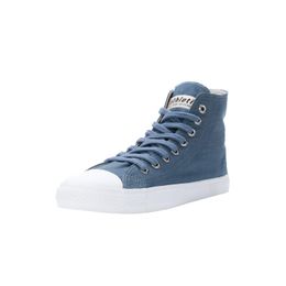Ethletic Damen Sneaker "White Cap Hi Cut", Gr. 38, blau, Obermaterial: 100% Baumwolle; Futter: 100% Baumwolle; Decksohle: 100% Baumwolle; Sohle: 100%
